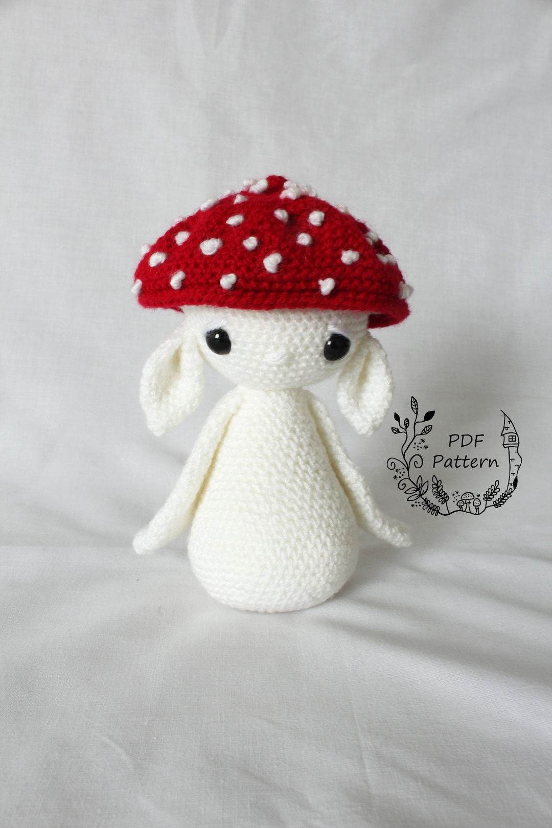 PATTERN: Mushroom Sprite Crochet Amigurumi PDF Download - Etsy