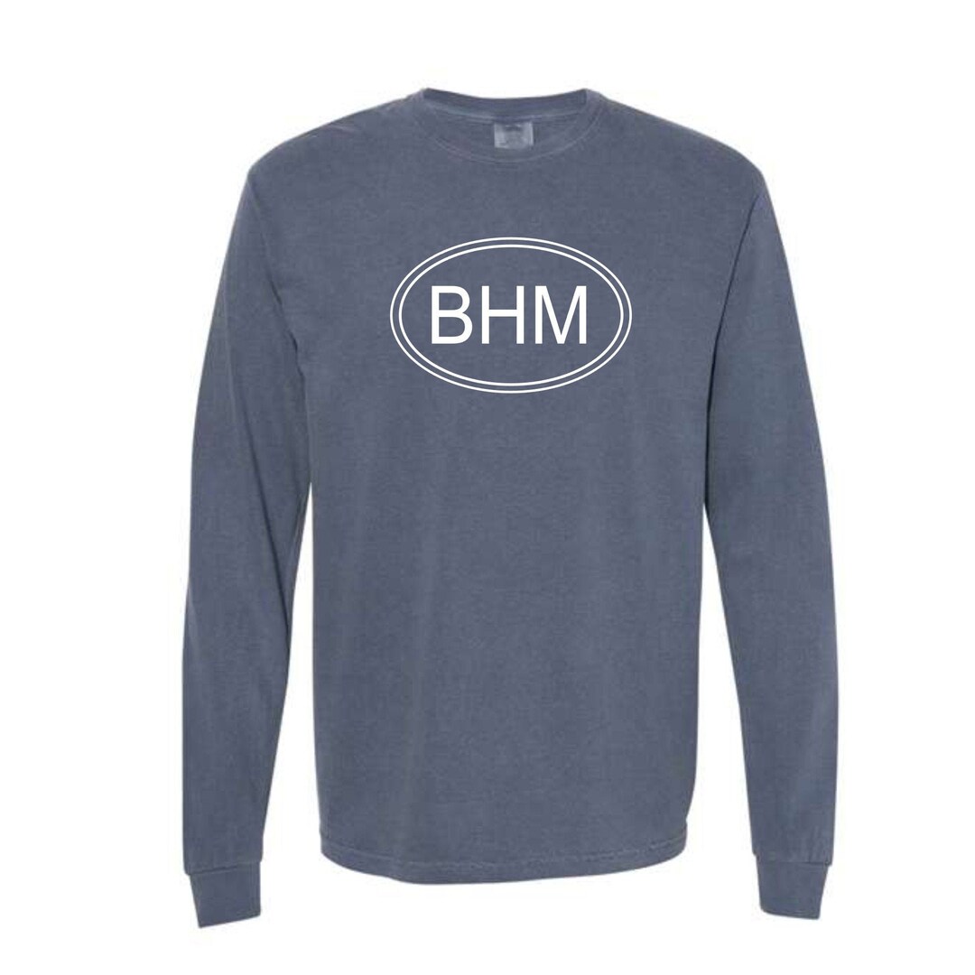 BHM Original Logo Long-sleeve Comfort Colors T-shirt by Bellablue ...