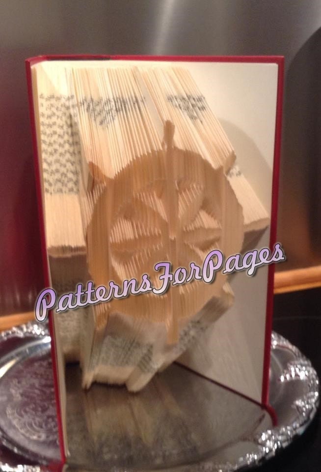 Book folding pattern for a SHIPS WHEEL | Etsy