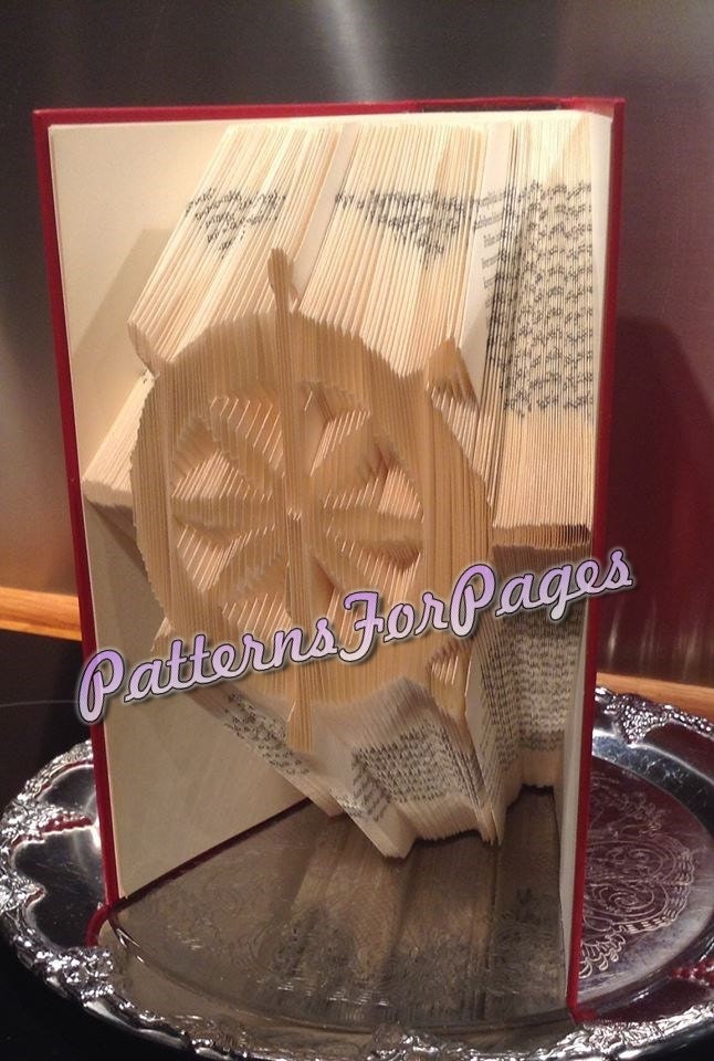 Book folding pattern for a SHIPS WHEEL | Etsy