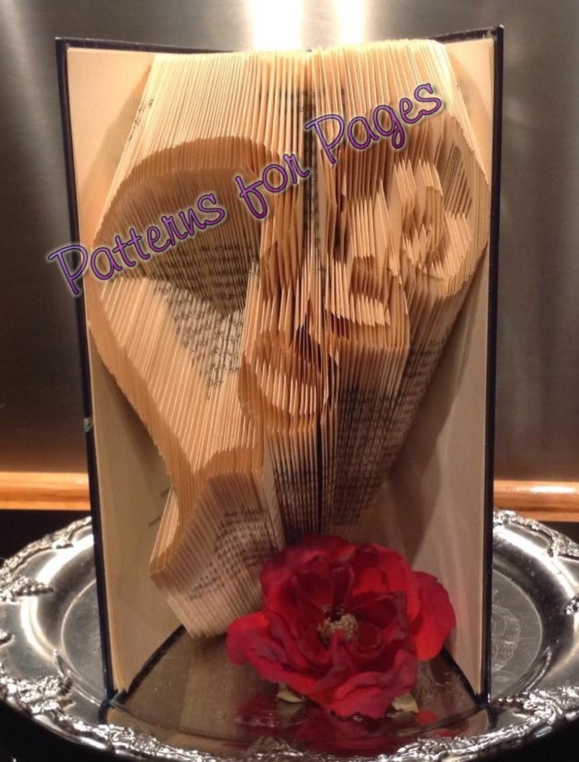 Book Folding Pattern for LOVE-HEART - Etsy