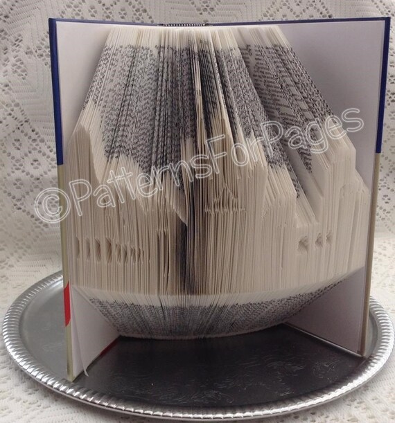 Book Folding Pattern for the ROME LANDMARKS | Etsy