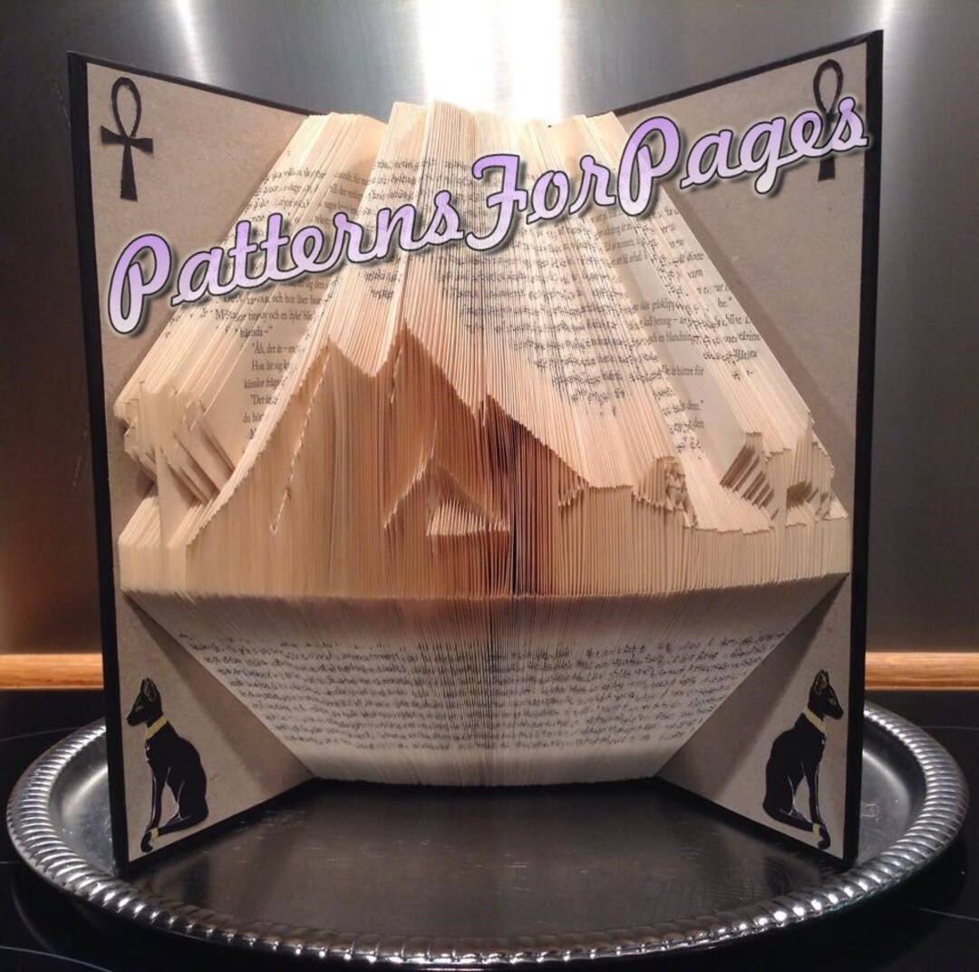 Book Folding Pattern for the EGYPT LANDMARKS - Etsy
