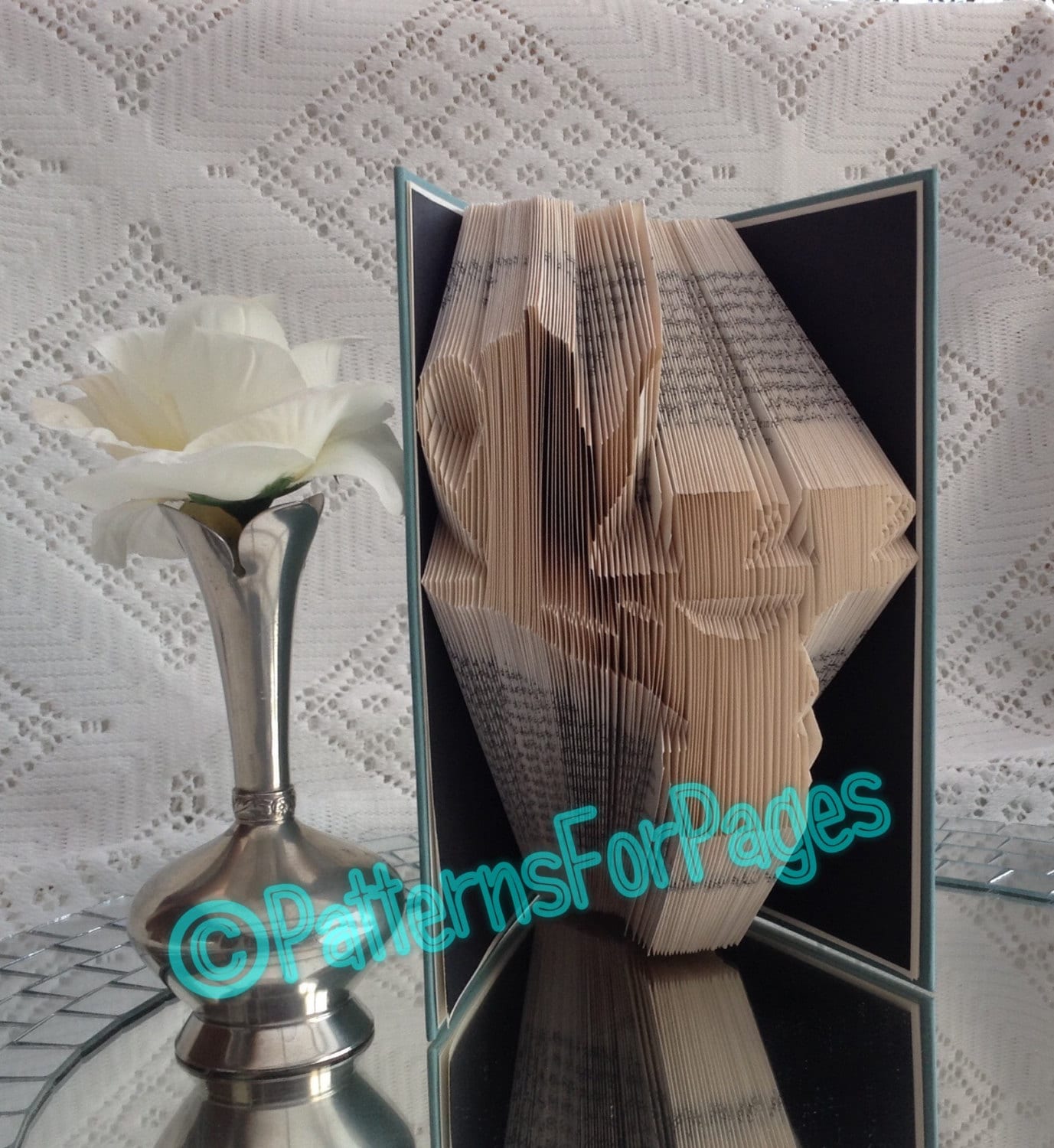 Book Folding Pattern for a TRAY of COFFEE - Etsy