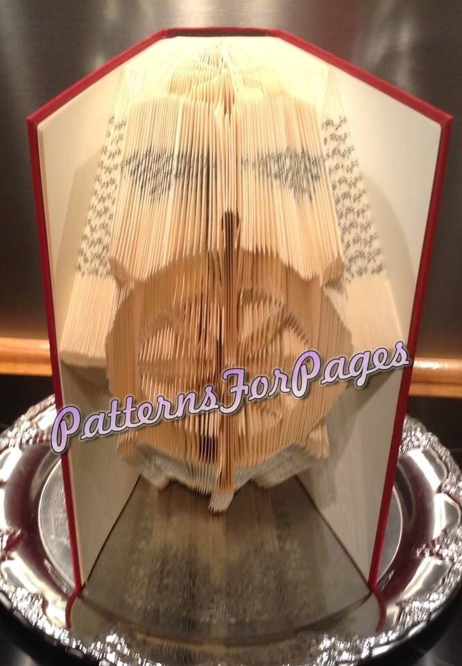 Book folding pattern for a SHIPS WHEEL | Etsy