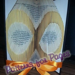 Book Folding Pattern for an INFINITY Symbol - Etsy