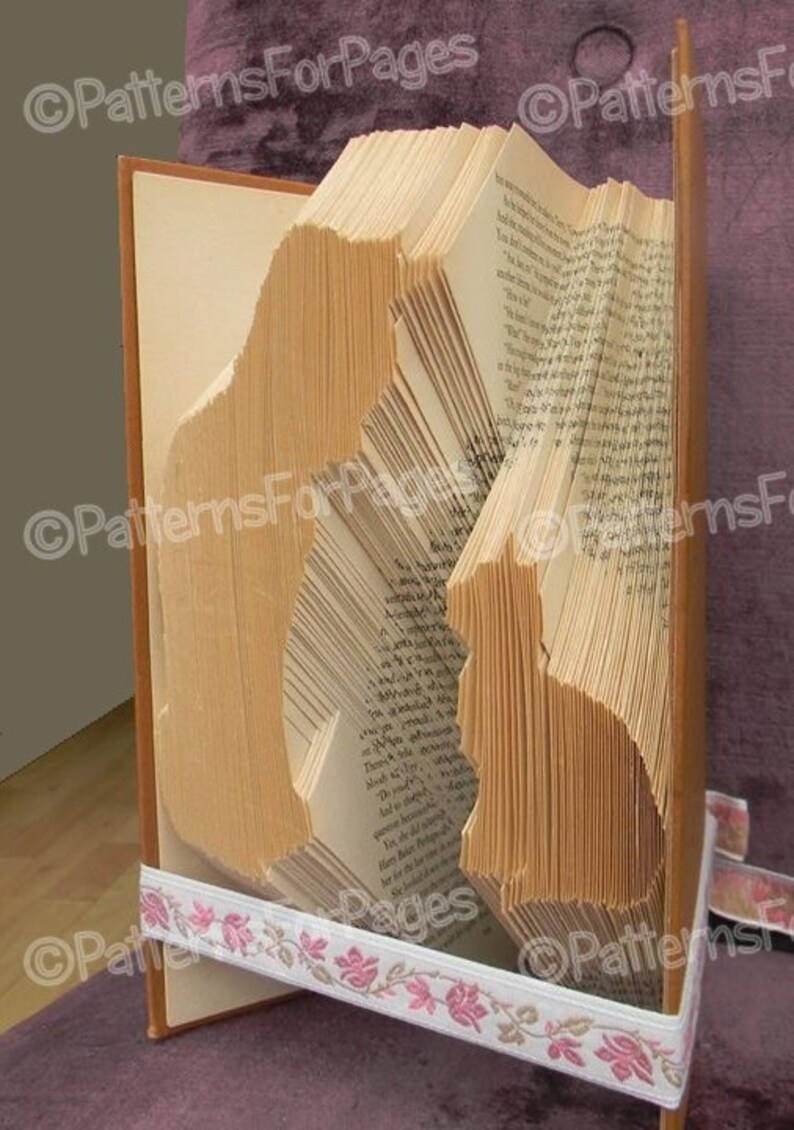 Book Folding Pattern for a CAT and KITTEN - Etsy