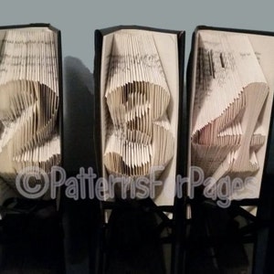 Book Folding Pattern for TABLE NUMBERS 1 to 10 (11 to 20 Listed ...