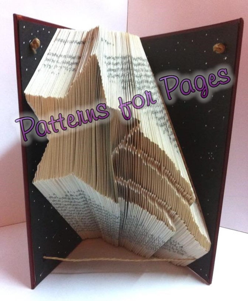 Book Folding Pattern for a SHOOTING STAR - Etsy