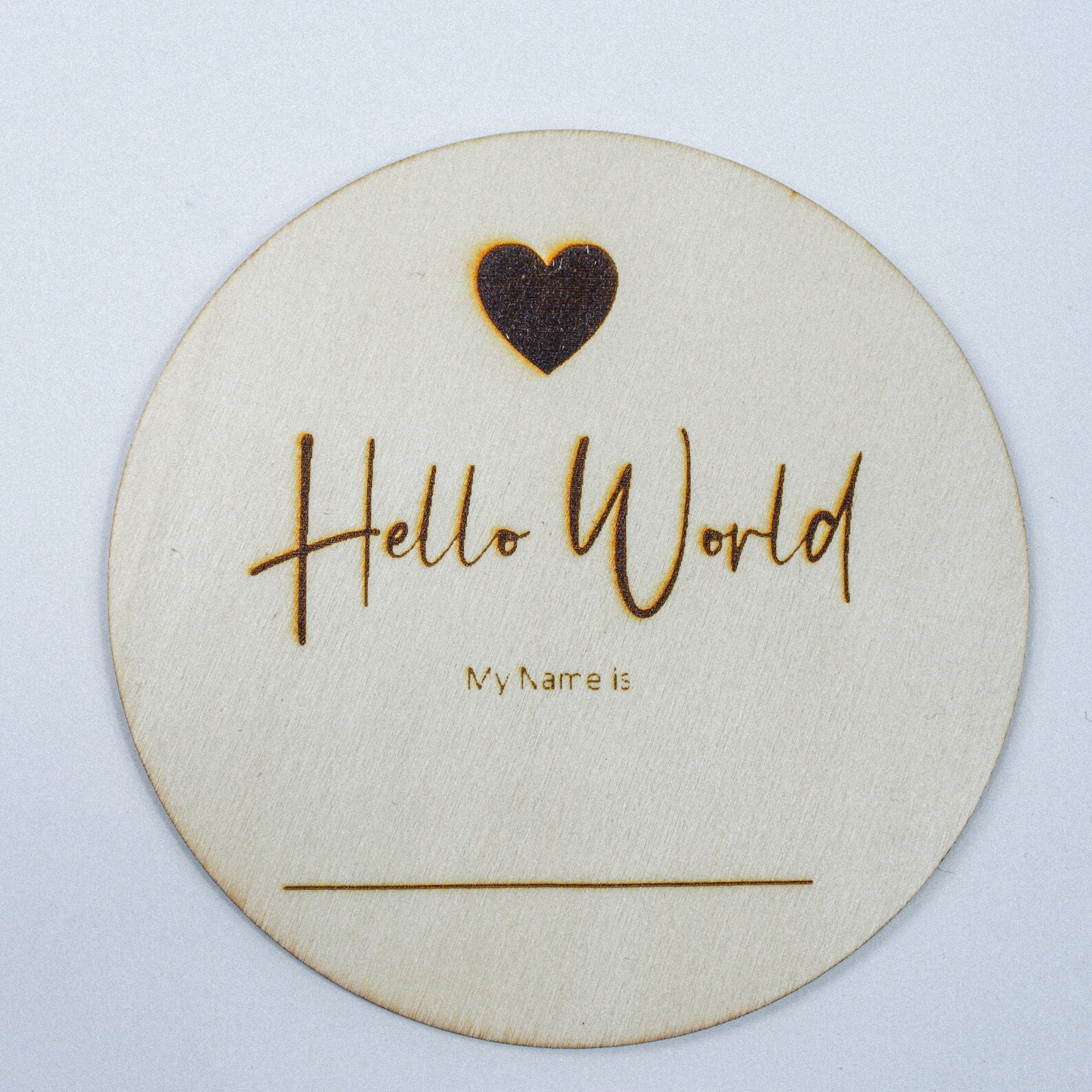 Hello World//my Name Is/ Birth Announcement / Baby Name Announcement ...