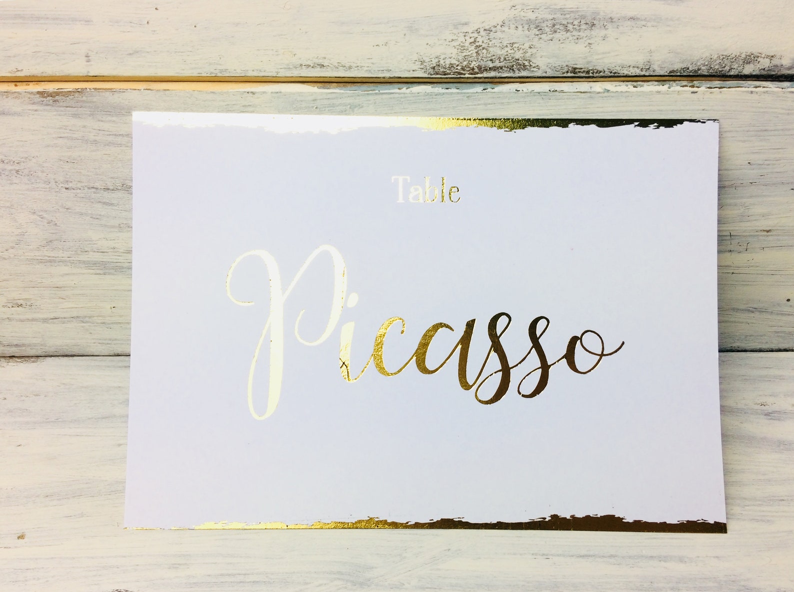 Wedding Table Names Flat Table Names Table Name Idea A6 - Etsy UK