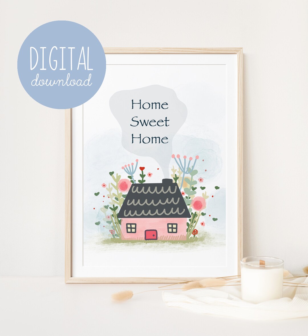 Kitchen Wall Art Home Sweet Home Instant Download Poster Printable ...