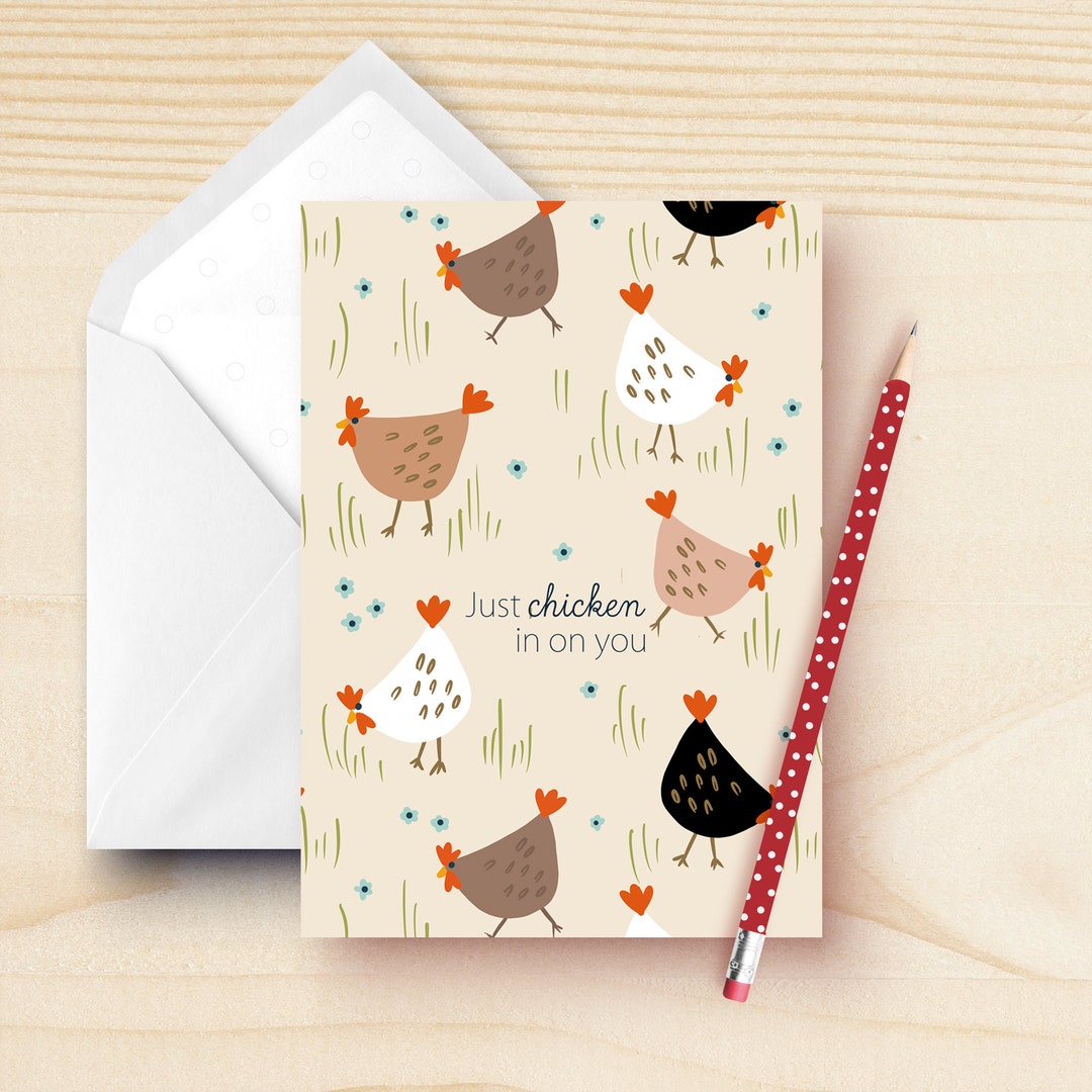 Chicken Friendship Greeting Cards Cute and Funny Cards for Friends ...