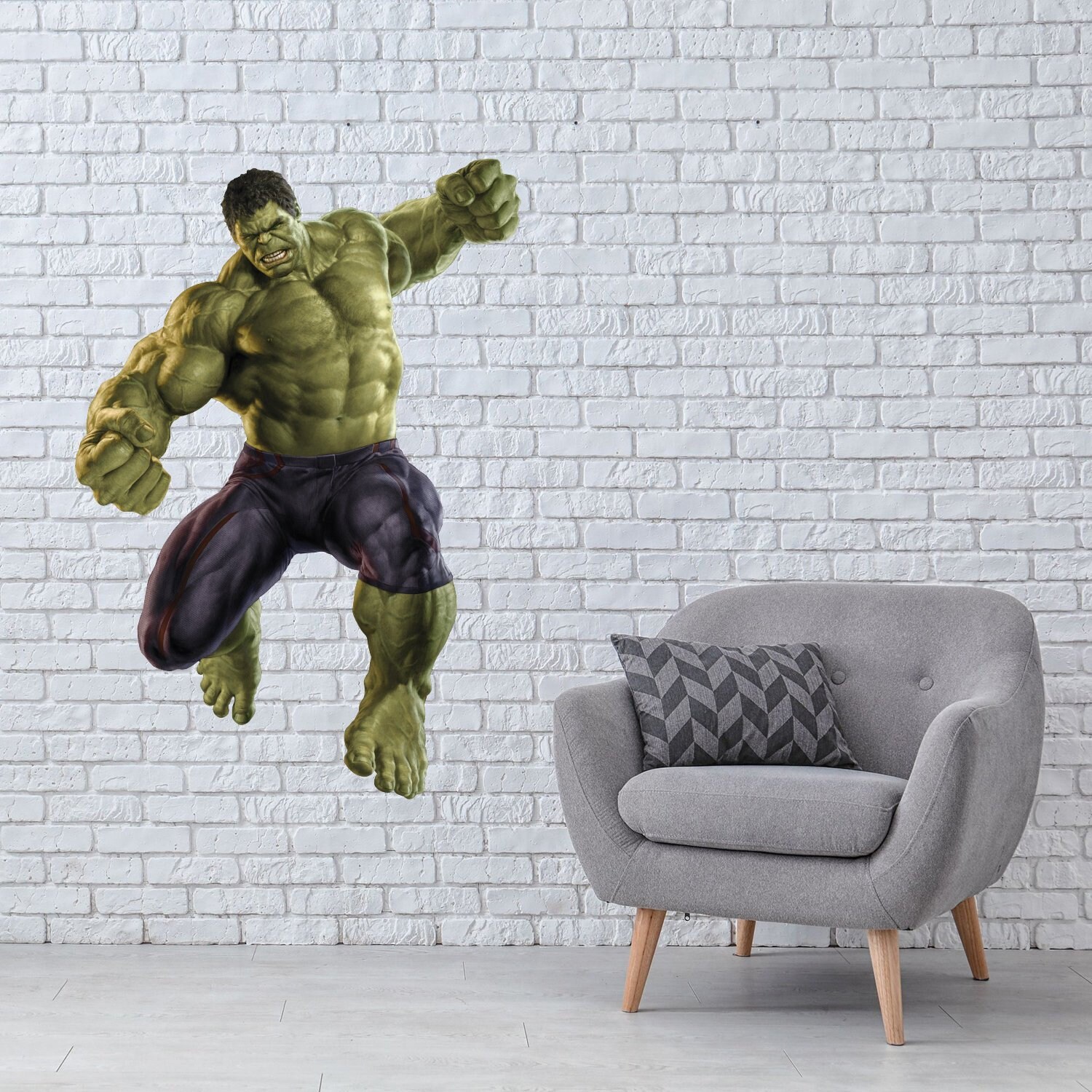 Home & Living Comic Decal Comic Decor Incredible Hulk Decal Super Hero ...