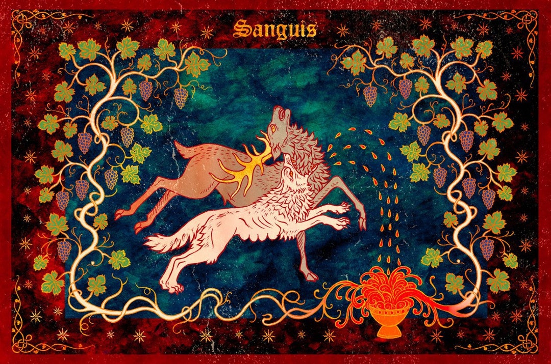 Sanguis Lustre Print - Etsy