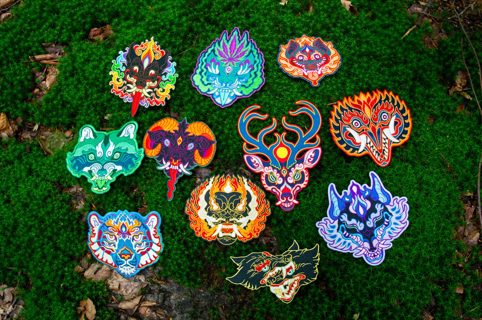 LIMITED EDITION Garuda Bird Spirit on Embroidered Patch Crow - Etsy