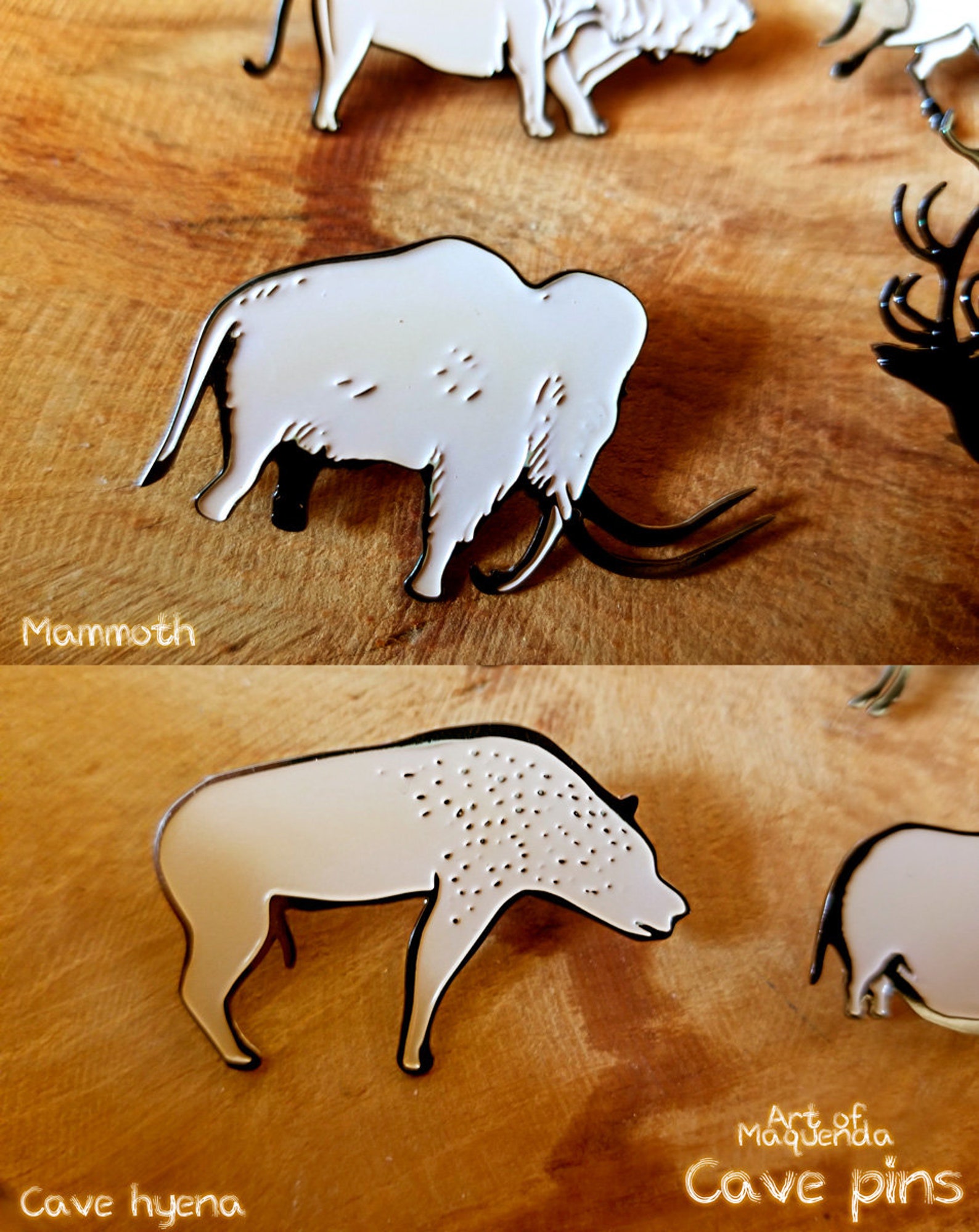 LIMITED EDITION Cave Pins Lascaux Chauvet Prehistoric - Etsy