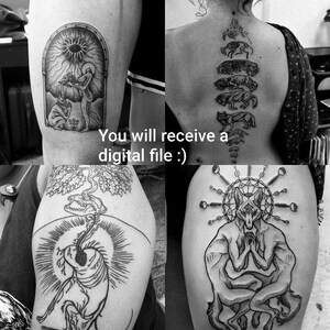 DIGITAL FILE Tattoo Ticket - ANY Design - Etsy