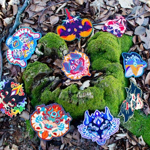 LIMITED EDITION Garuda Bird Spirit on Embroidered Patch Crow - Etsy