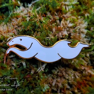 LIMITED EDITION Marine Life Pins - Leopard Seal Polar Bear Orca Killer ...