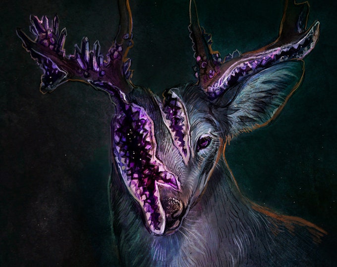 Geode Animal Complete Set of Prints - Etsy