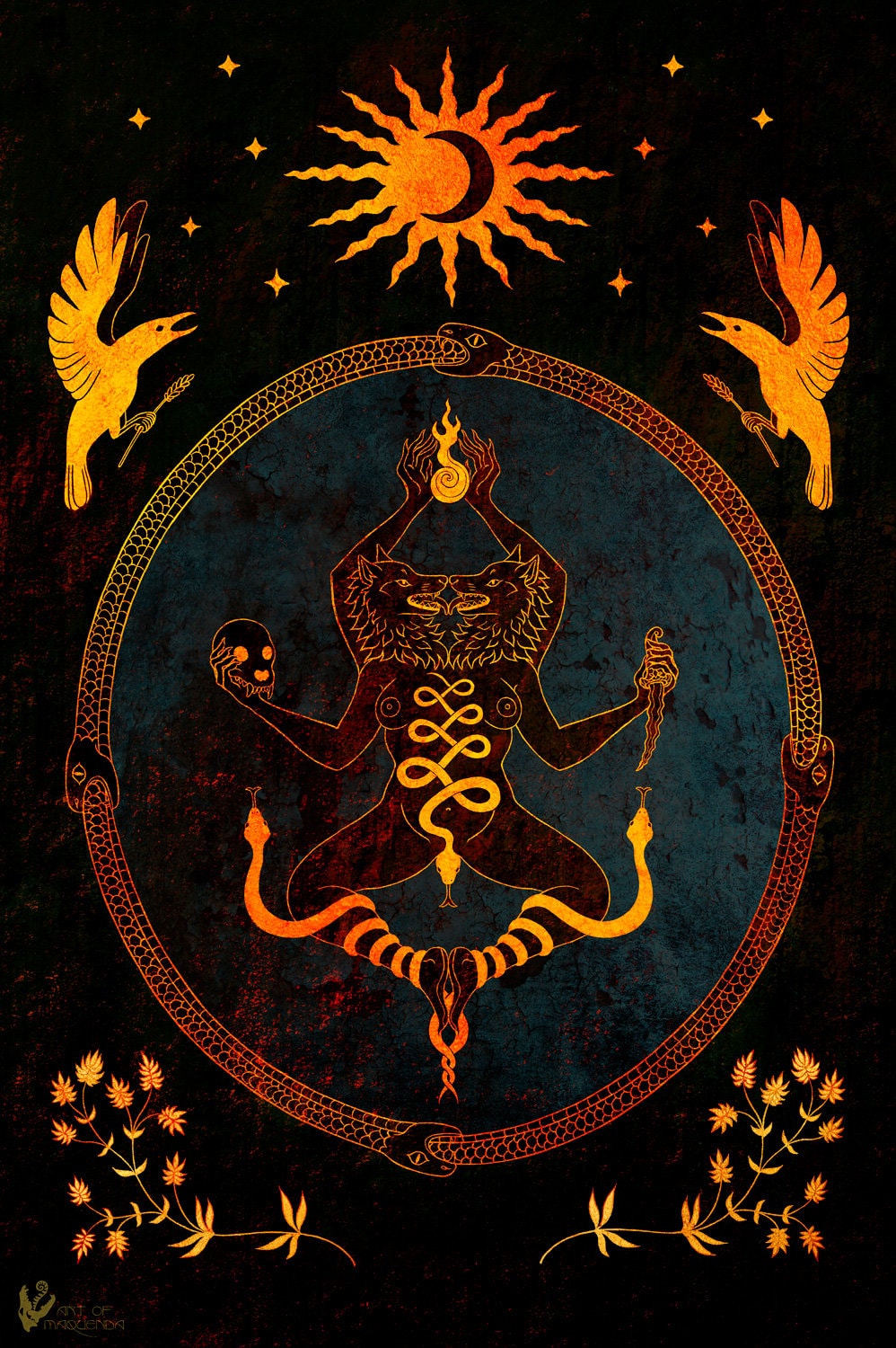 Divine Androgyne Lustre Print - Etsy UK