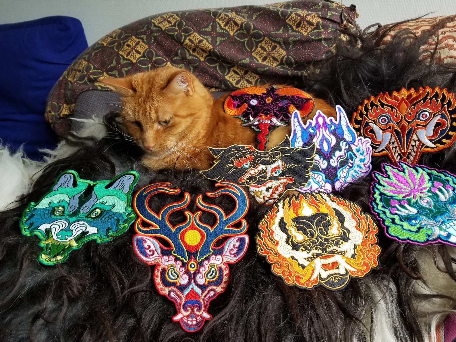 LIMITED EDITION Garuda Bird Spirit on Embroidered Patch Crow - Etsy