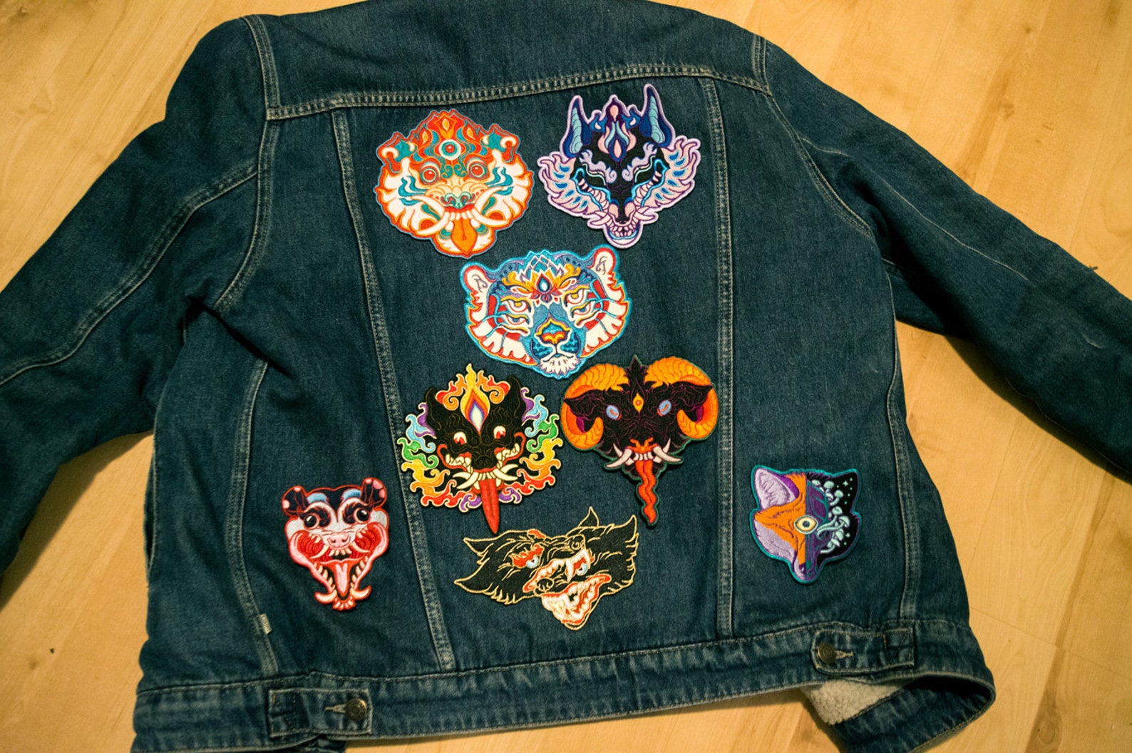 LIMITED EDITION Garuda Bird Spirit on Embroidered Patch Crow - Etsy