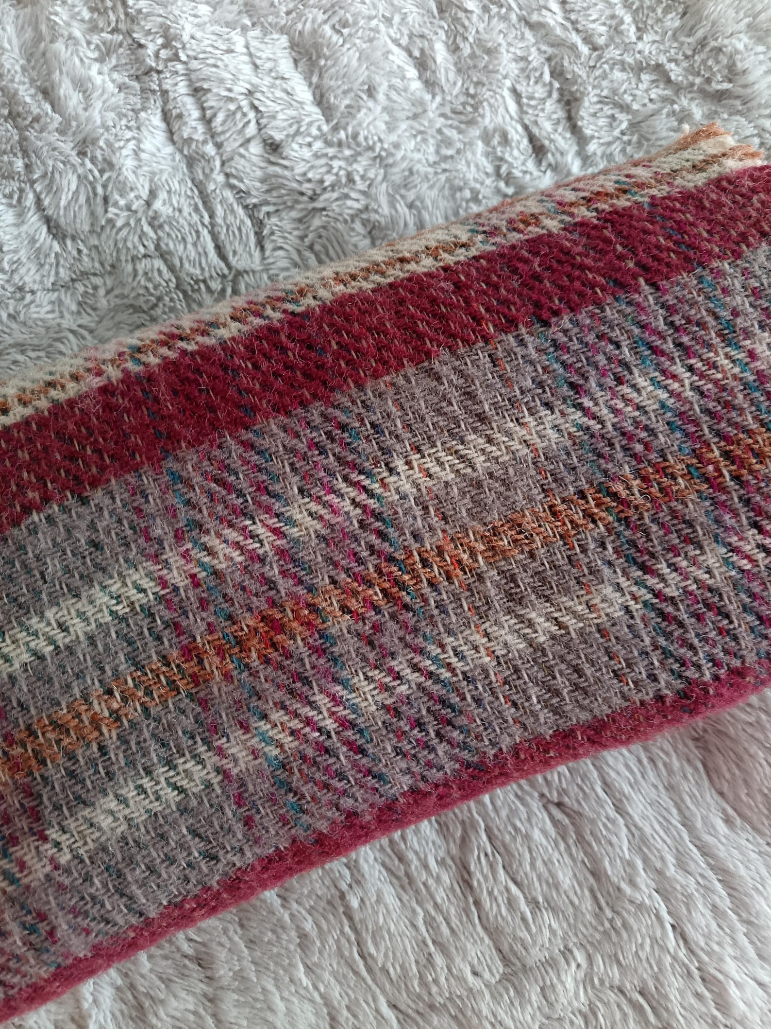 Recycled Welsh Woolen Blanket Throw Gift Made in Wales Choice of ...