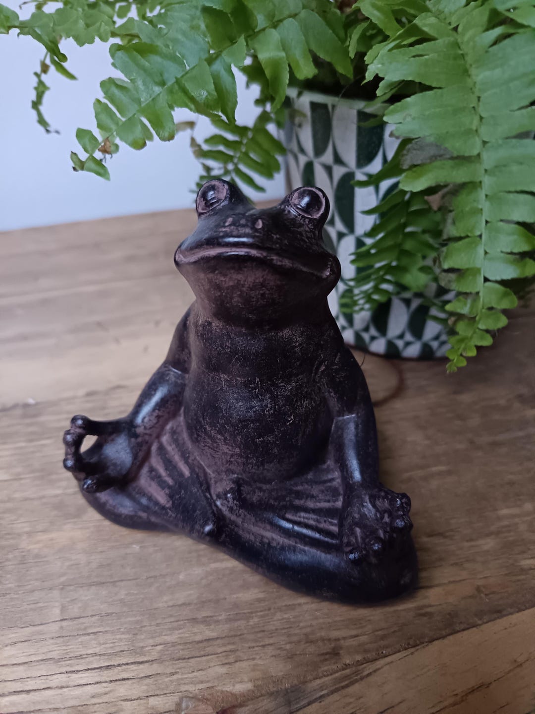 Zen Frog Toad Yoga Garden Ornament Home Pond Gift - Etsy UK