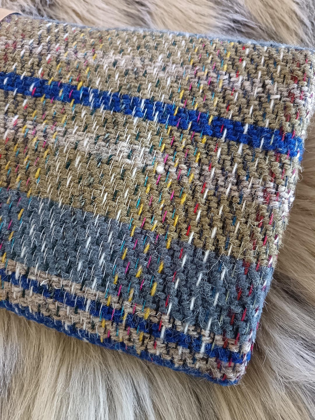 Recycled Welsh Woolen Blanket Throw Gift Made in Wales Choice of ...