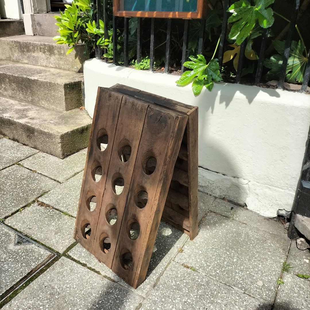 Vintage French Riddle Rack Champagne Wine Bar Restaurant - Etsy