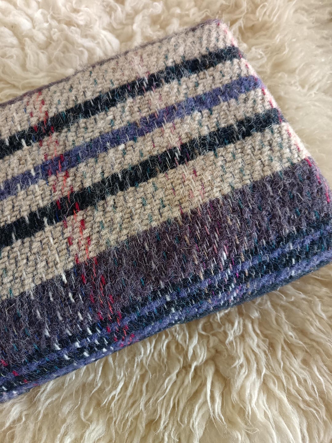 Recycled Welsh Woolen Blanket Throw Gift Made in Wales Choice of ...