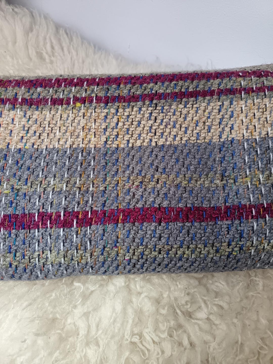 Recycled Welsh Woolen Blanket Throw Gift Made in Wales Choice of ...