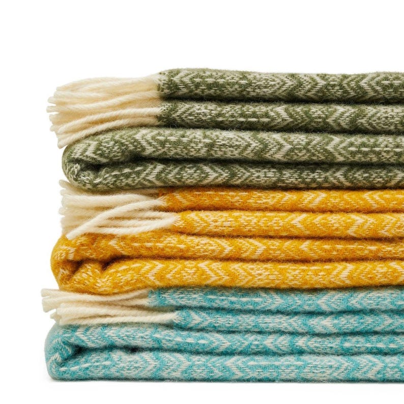 Hot Water Bottle Cover in Welsh Woolen Range Gift Made in Wales Fair ...