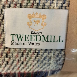 Recycled Welsh Woolen Blanket Throw Assorted Random Gift Made in Wales ...