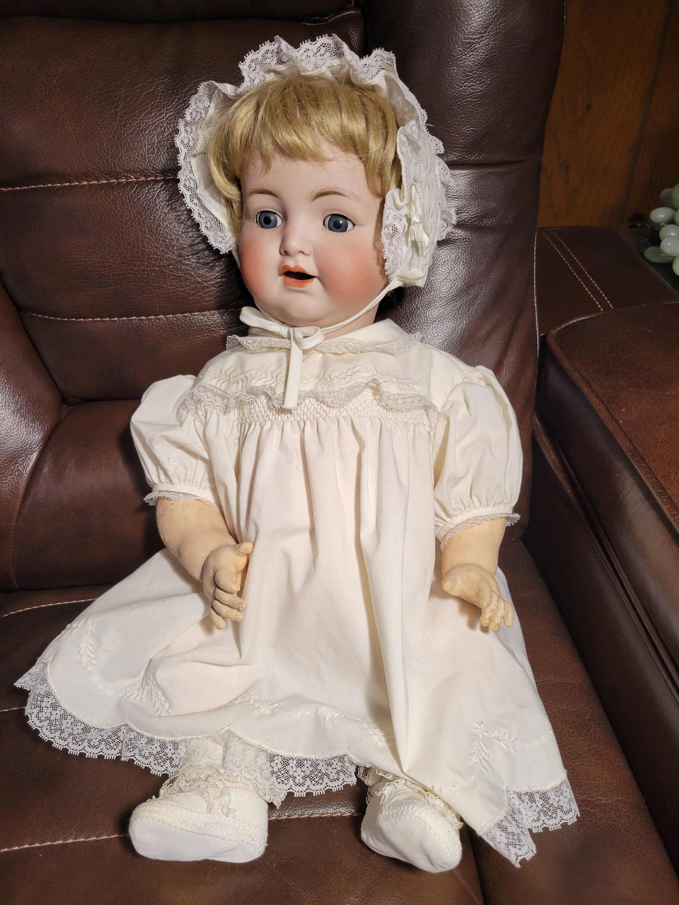 Antique Baby Doll Simon & Halbig 126 56 Bisque Porcelain Composition ...