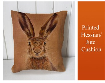 Hare cushion | Etsy
