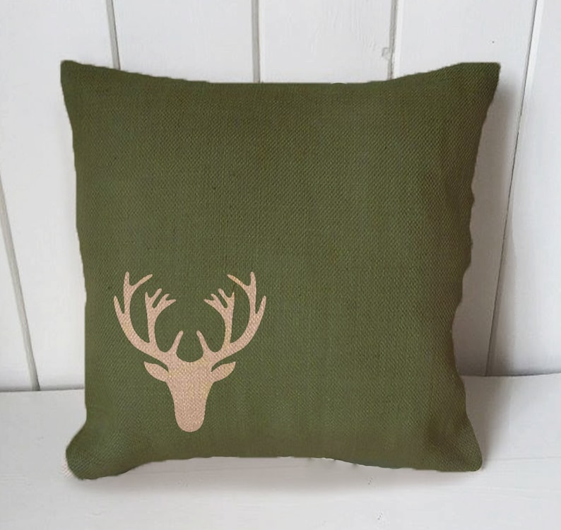 Stag Deer Cushion Fabric Panel or Case or With Filling - Etsy