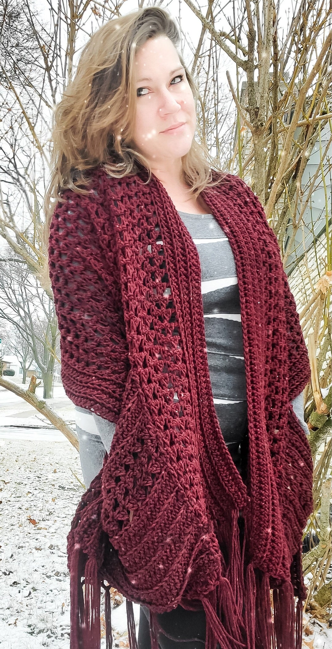 Pocket Shawl L Multiple Color Options | Made to Order - Etsy