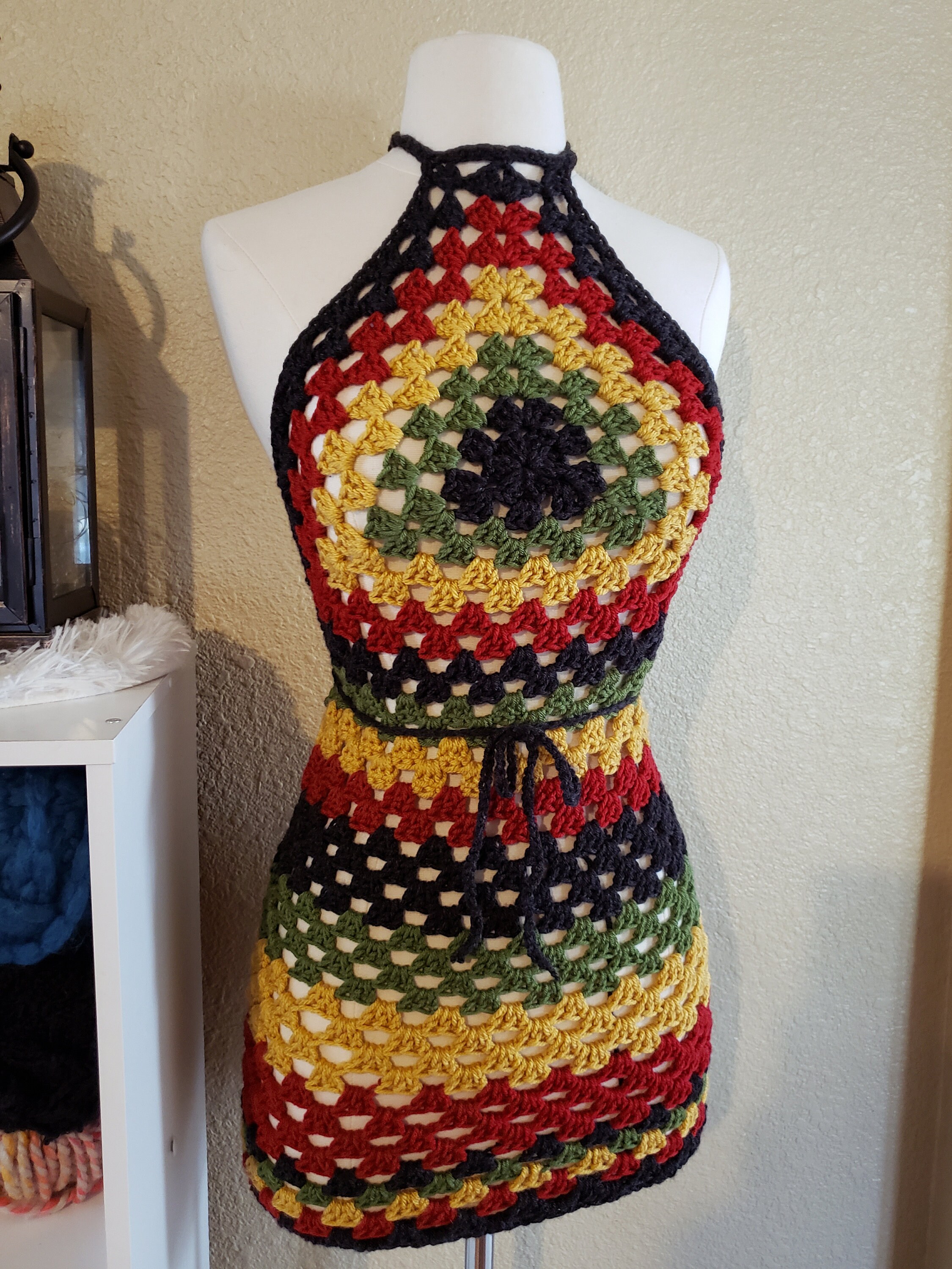 Women's Size 2 Crochet Summer Dress | Swimsuit Cover Up | Sexy Crochet ...