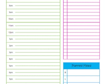 X-small printable Daily Docket Personal Sized 3.75 X 6.75 PDF - Etsy