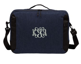 Monogrammed laptop bag | Etsy