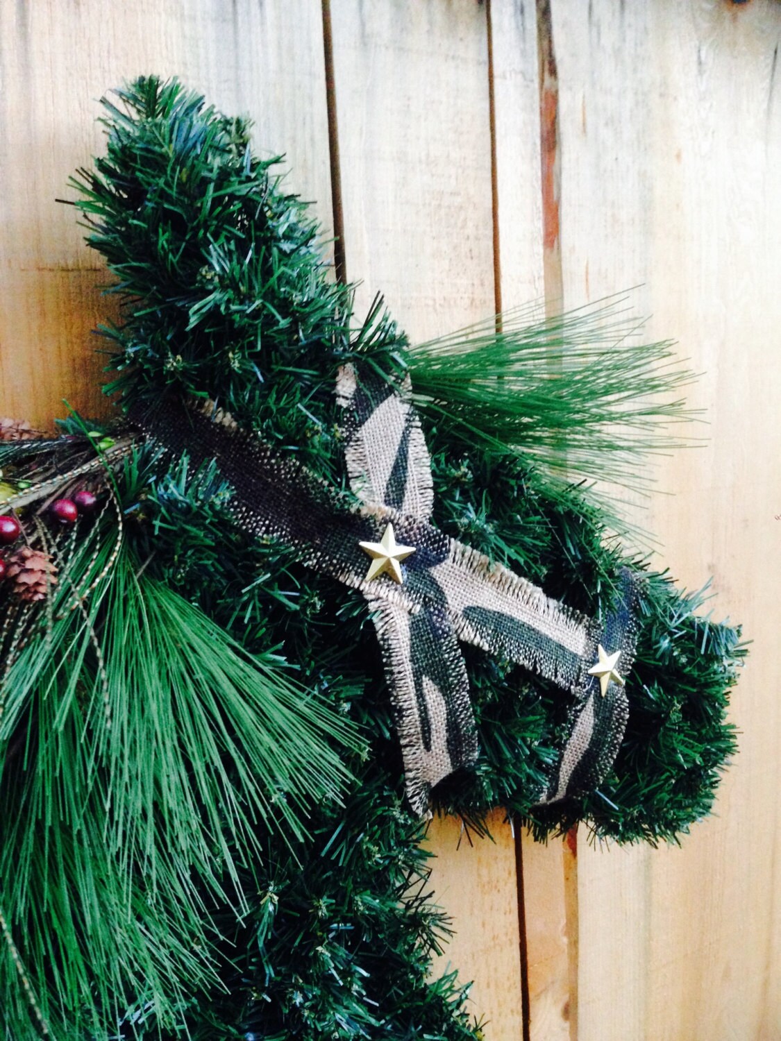 Horse Head Wreath Horsehead Wreath Orse Head Wreaths Camouflage - Etsy