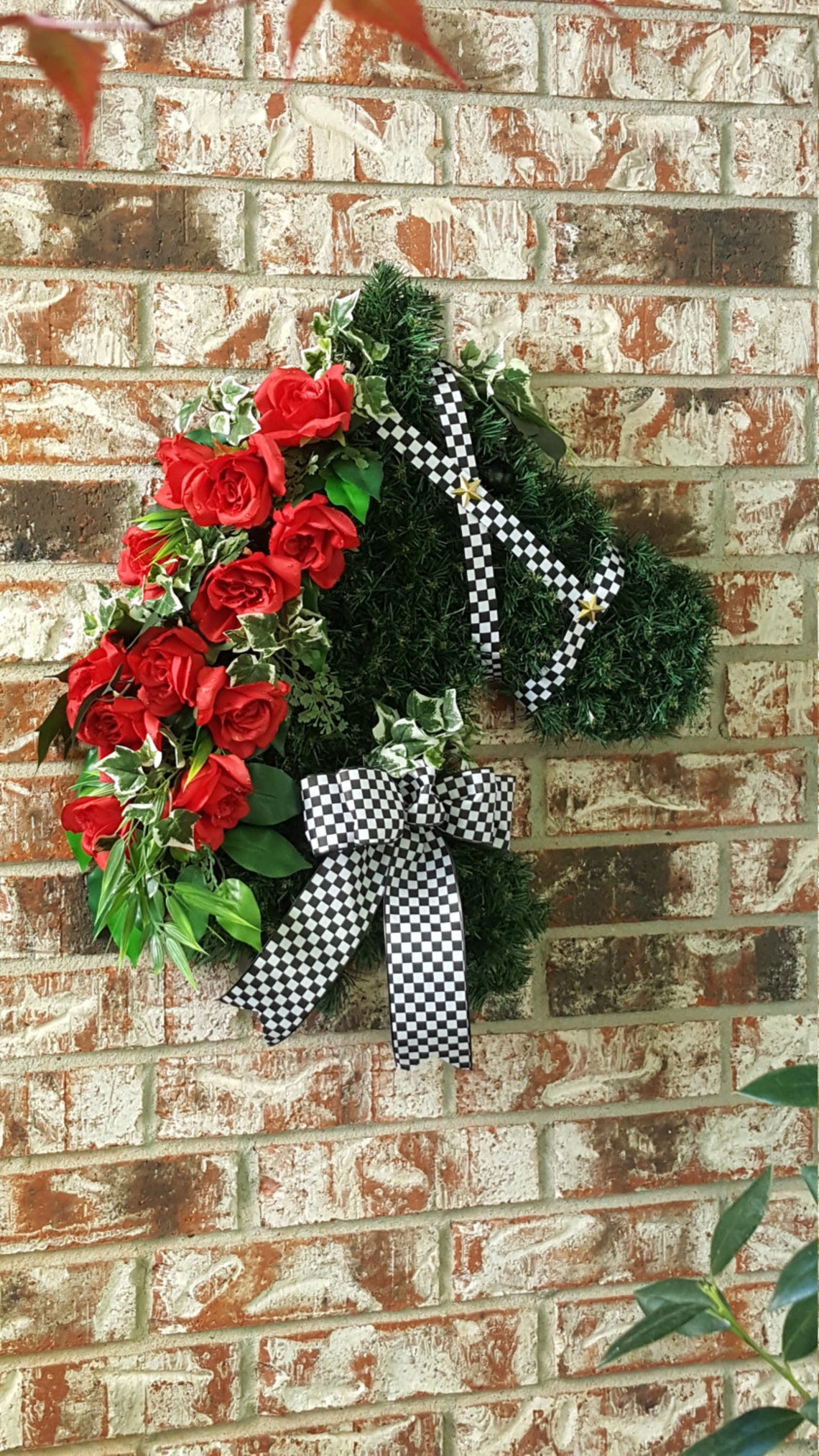Kentucky Derby Horse Head Wreath, Horsehead Wreath, - Etsy