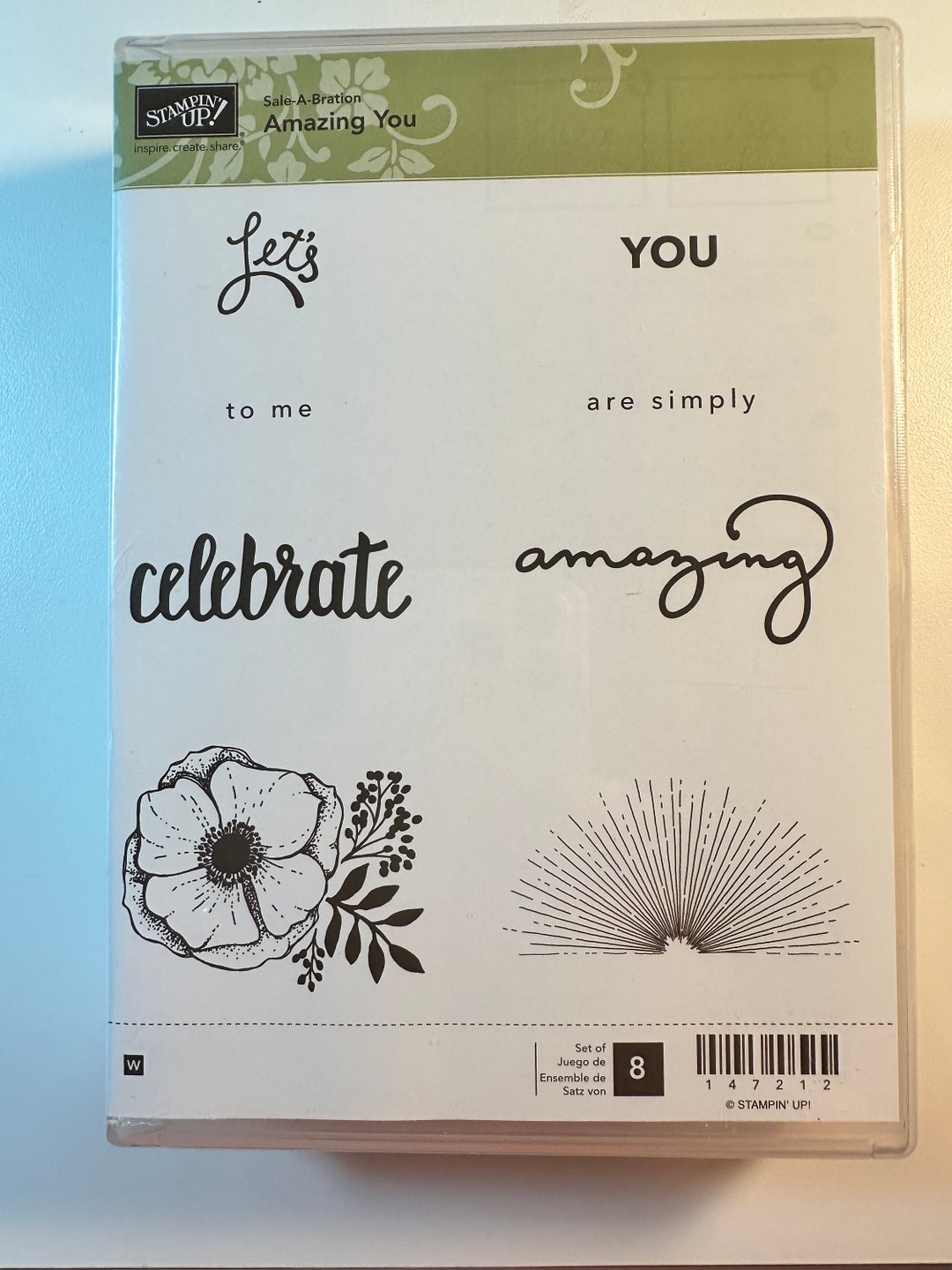 Stampin up Amazing You Stamp Set - Etsy
