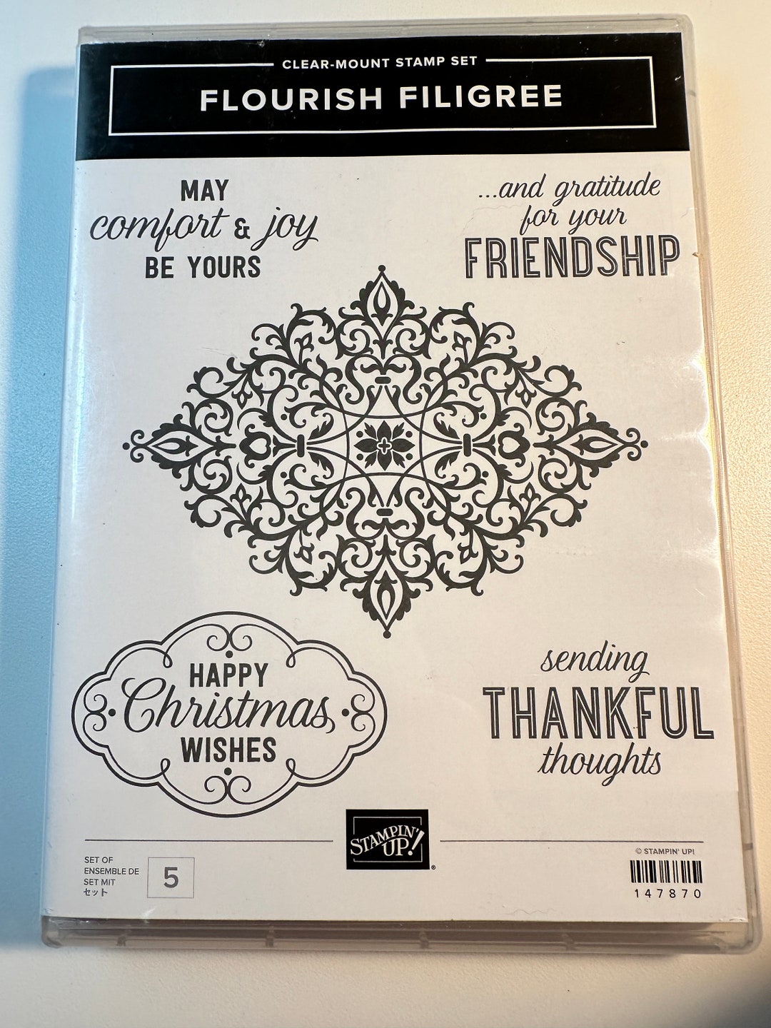 Stampin up flourish Filigree Stamp Set - Etsy