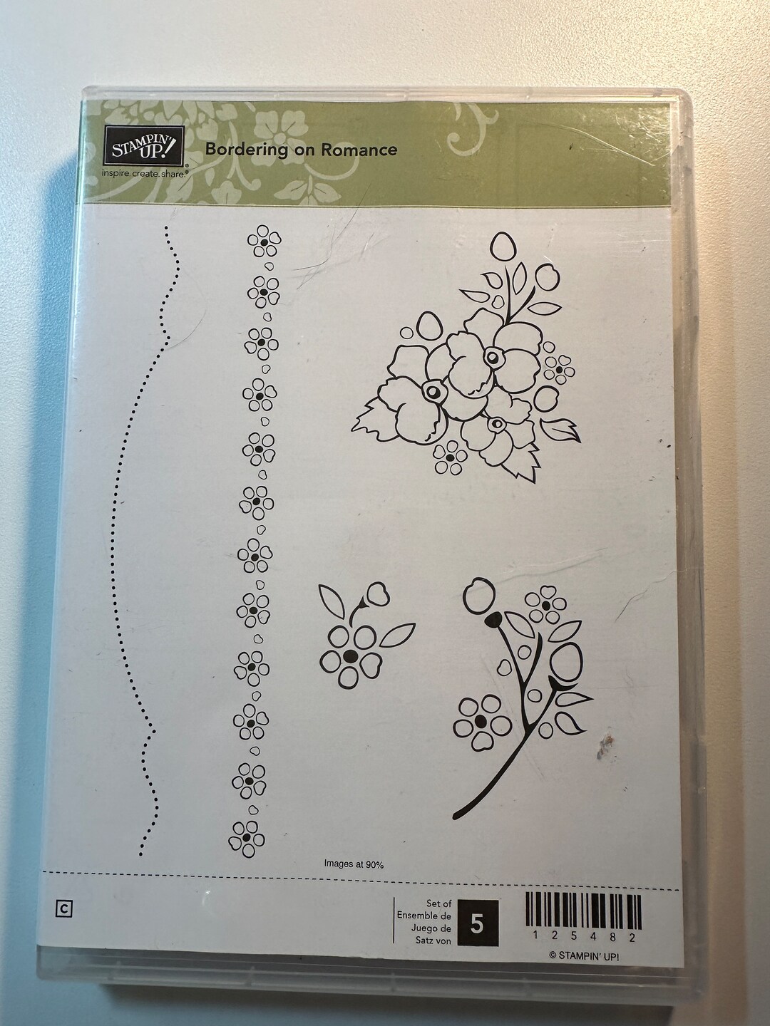 Stampin up "bordering on Romance" Stamp Set - Etsy