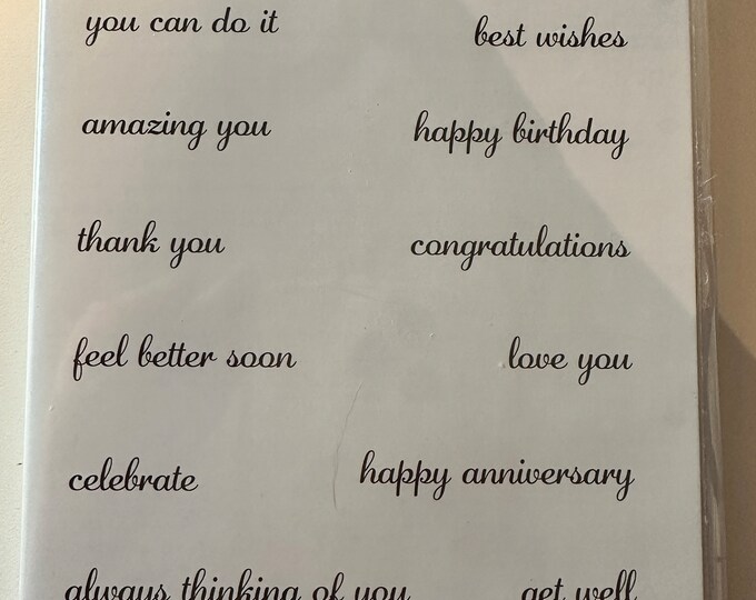 Stampin up express Yourself Hostess Stamp Set - Etsy