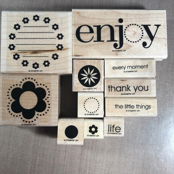Enjoy Stamp - Etsy